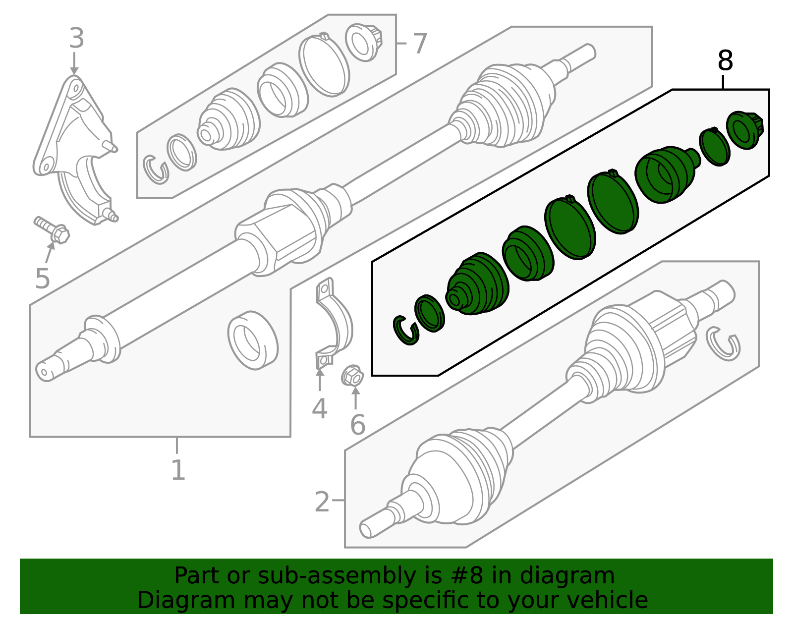 Genuine OEM Ford Part - Outer Boot FV6Z-3A331-B | Genuine OEM Ford ...