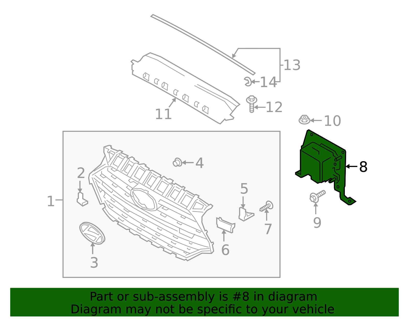 2019-2021 Hyundai Veloster Distance Sensor 95650-J3200 | QuirkParts