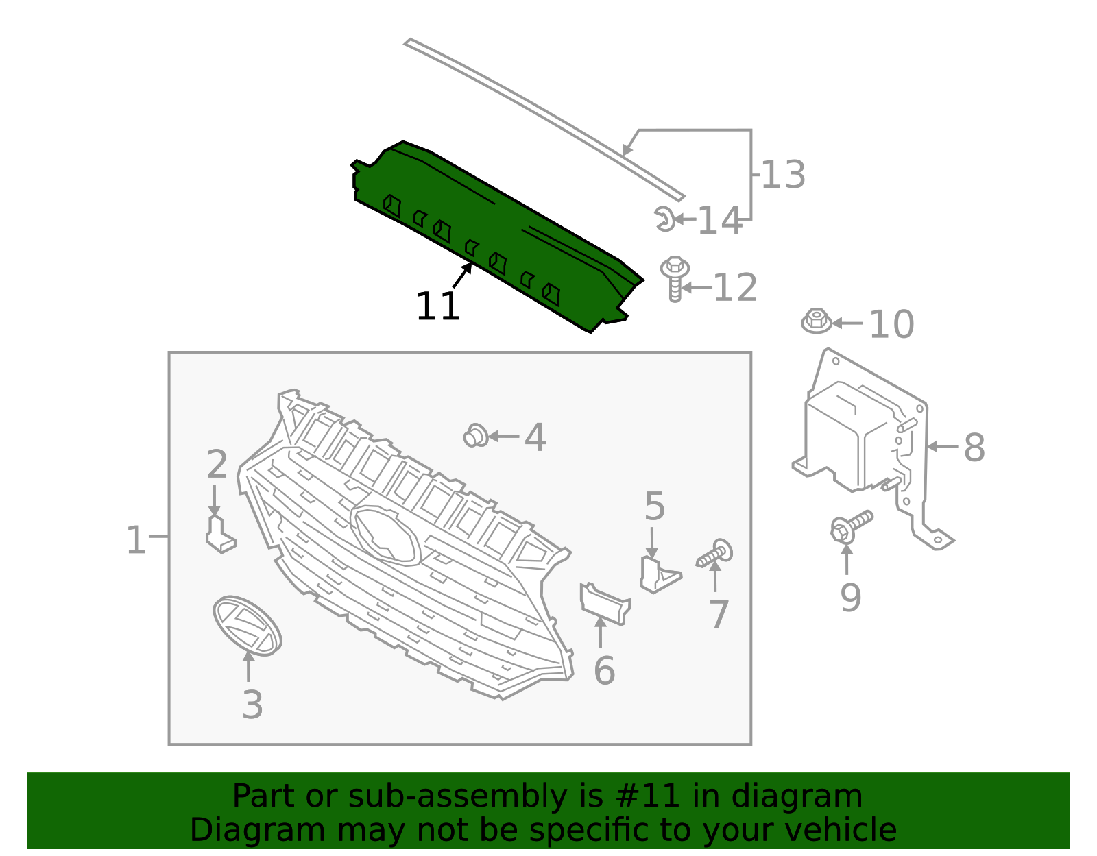 Hyundai - 86356-J3000 - Sight Shield - 2019-2022 Hyundai | OEM Hyundai ...