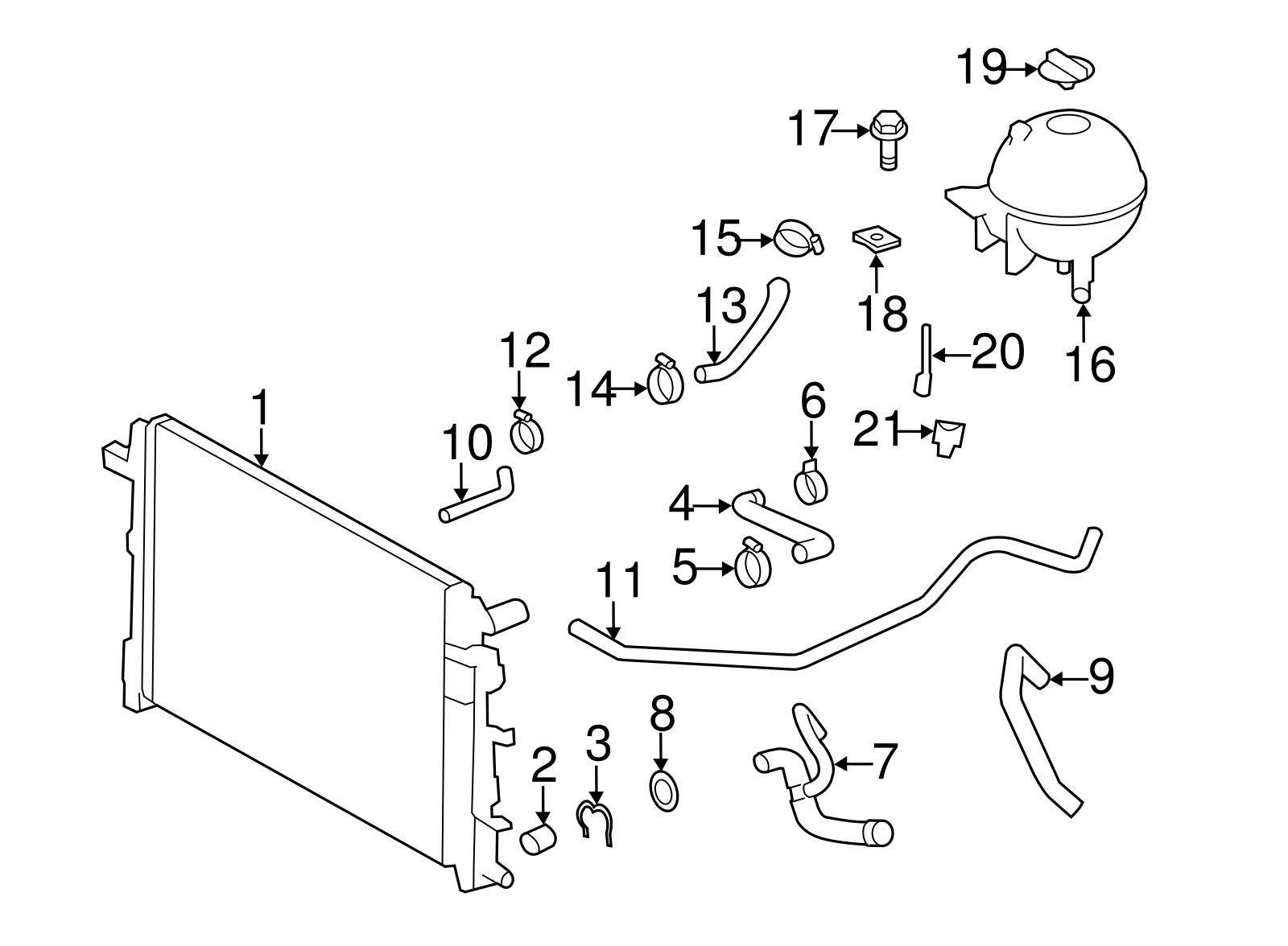 906-501-05-82 - Upper Hose 2010-2012 Mercedes-Benz | Mercedes-Benz USA ...