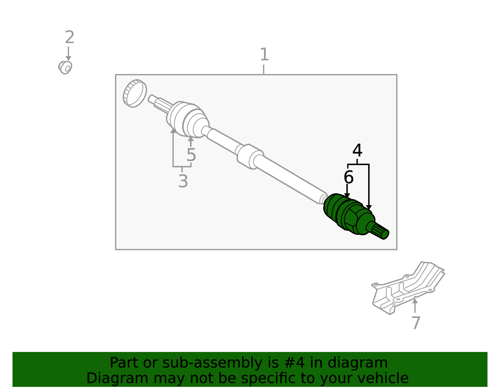 49583-2K620SJ - Joint Kit Front Axle Di 2012-2013 Kia Soul | Kia.Parts ...