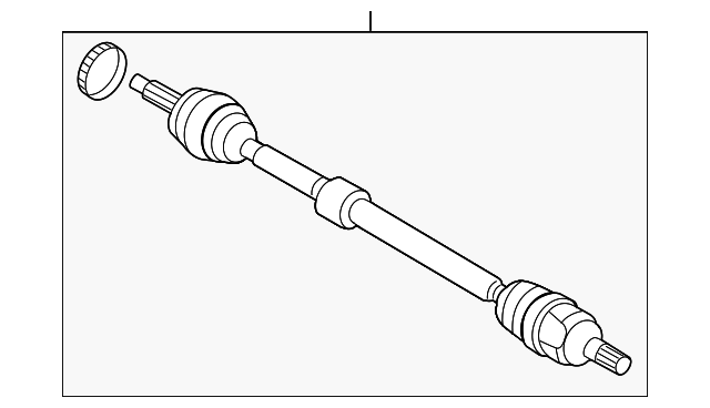 49500-2K670-SJ1 - Axle Assembly 2012-2013 Kia Soul | Kia.Parts Store