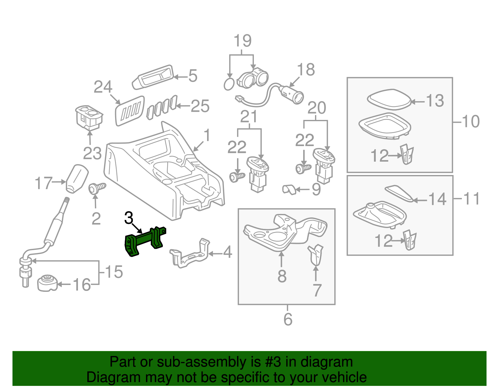 2001-2003 Toyota Sequoia 2001-2003 Toyota Sequoia - Front Console Front ...