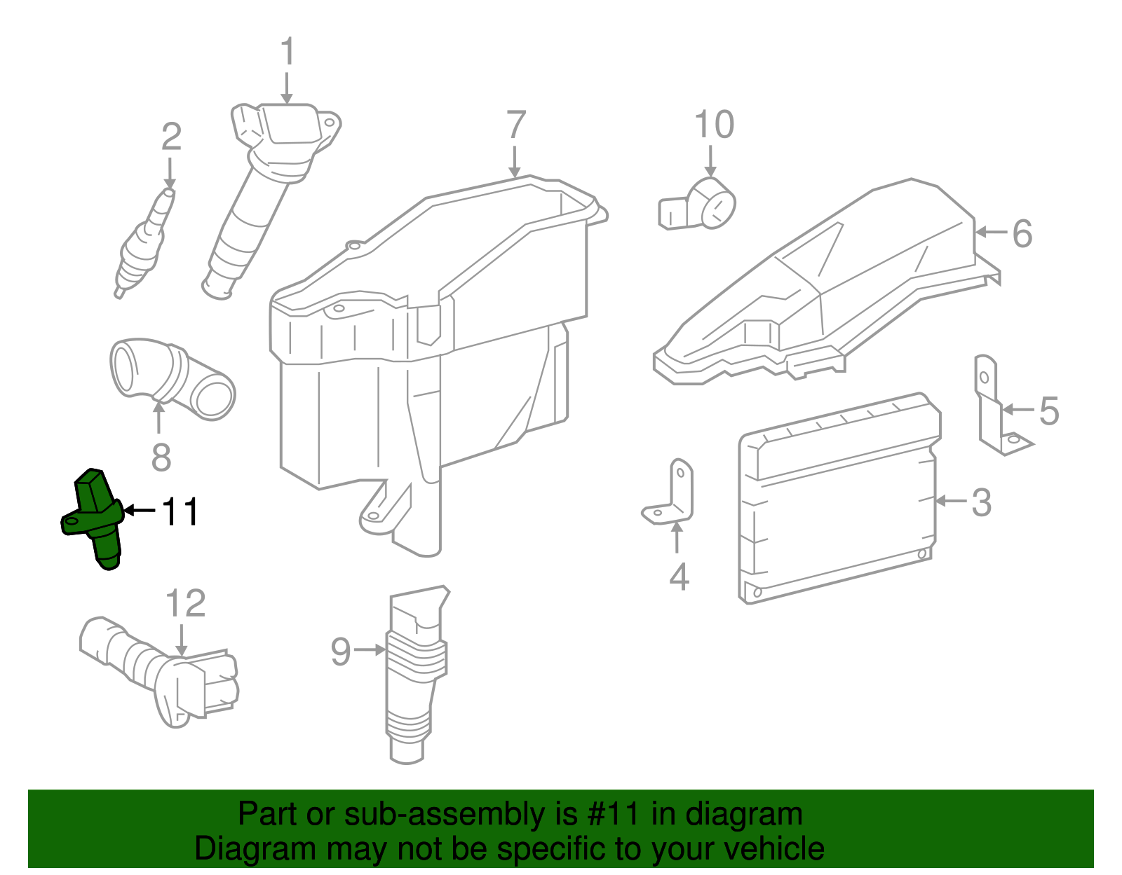 2006-2025 Lexus Engine Camshaft Position Sensor 90919-05061 | OEM Parts ...
