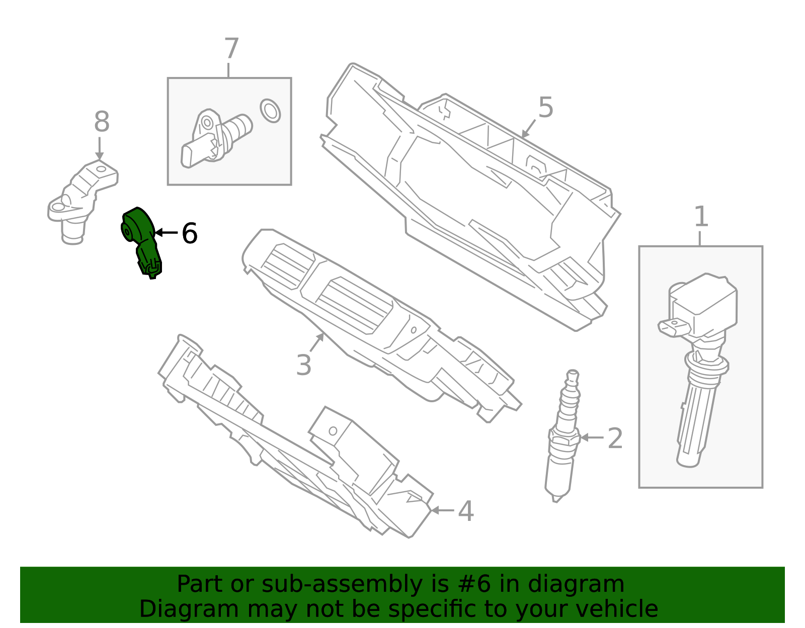 2013-2025 Land Rover | Knock Sensor | LR155116 | Express Land Rover Parts
