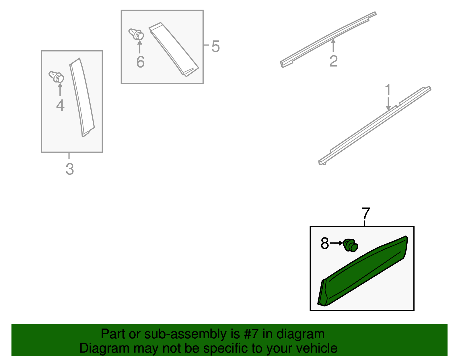 2017-2025 Mazda CX-5 Lower Molding KB7W-51-RD0D | OEM Parts Online
