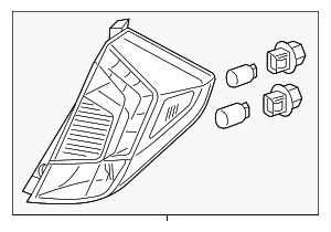 33500-T5A-A21 - Tail Lamp Assembly 2017 Honda Fit | Honda Parts Online