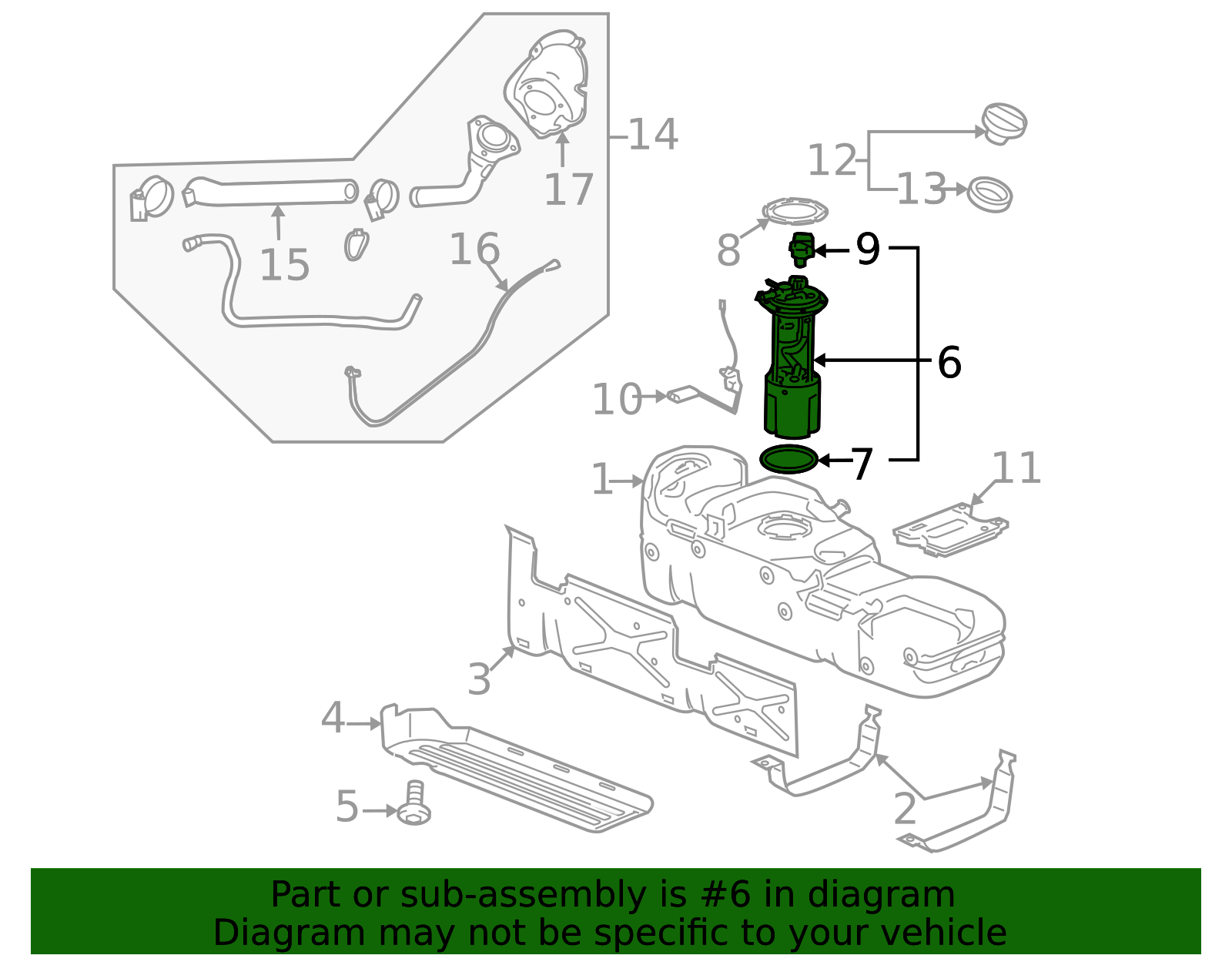 19420761 - Fuel Tank Fuel Pump Module Kit with Level Sensor, Seal, and ...