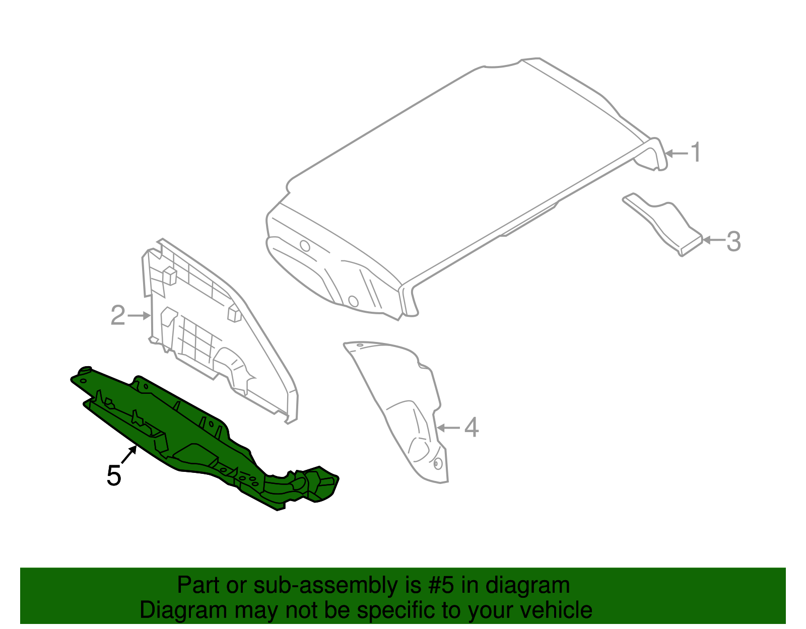 51477284165 - 2014-2020 BMW Lower Support (51-47-7-284-165) | BMW of ...
