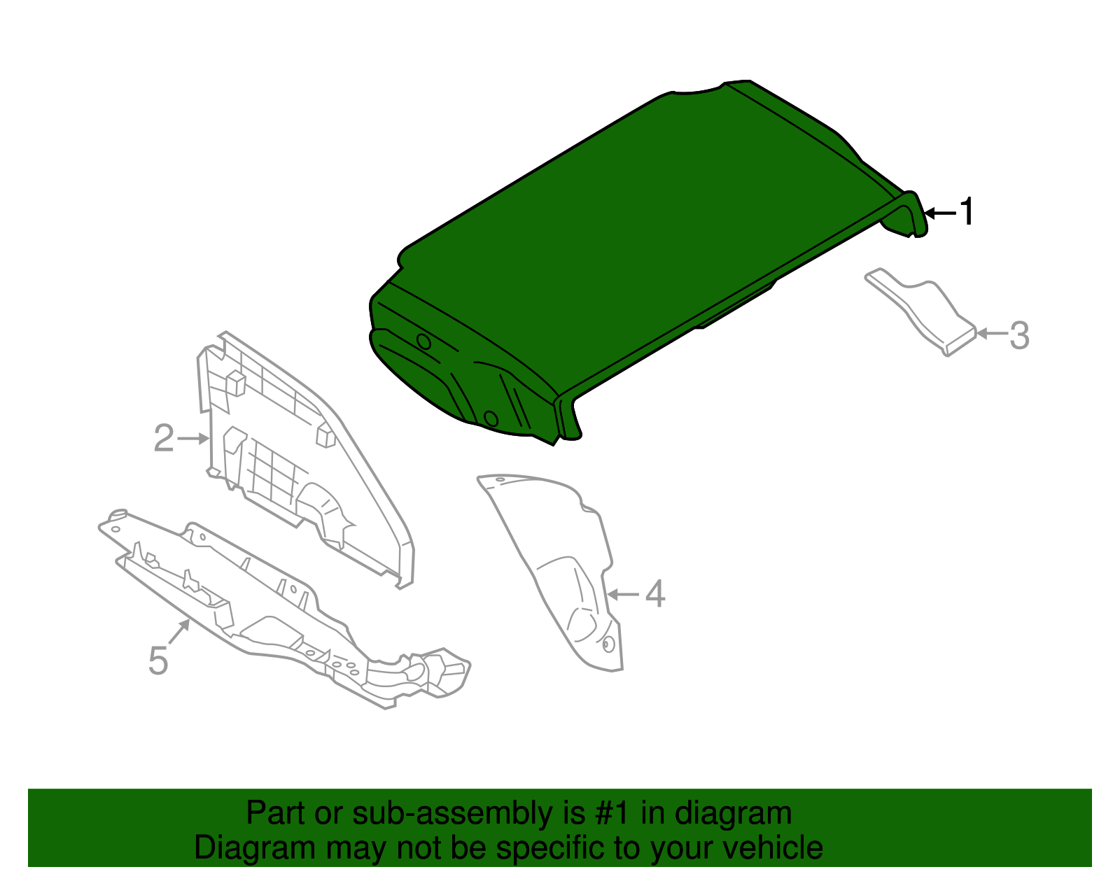 51477284157 - 2014-2020 BMW Upper Trim (51-47-7-284-157) | BMW of South ...
