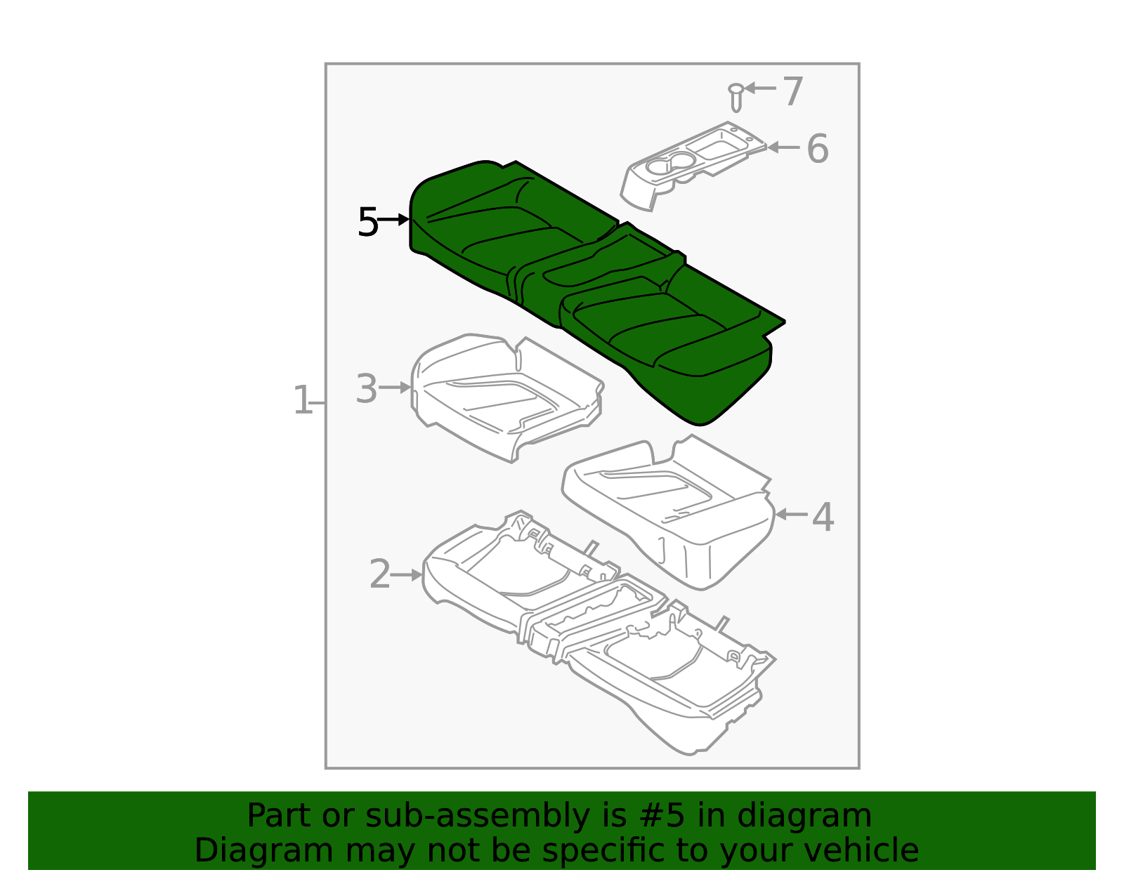 Hyundai - 89160-J3000-PME - Cushion Cover - 2019-2021 Hyundai Veloster ...