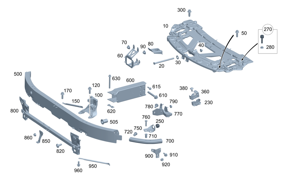 232-620-41-01 - Holder 2022-2025 Mercedes-Benz | Mercedes-Benz USA Parts