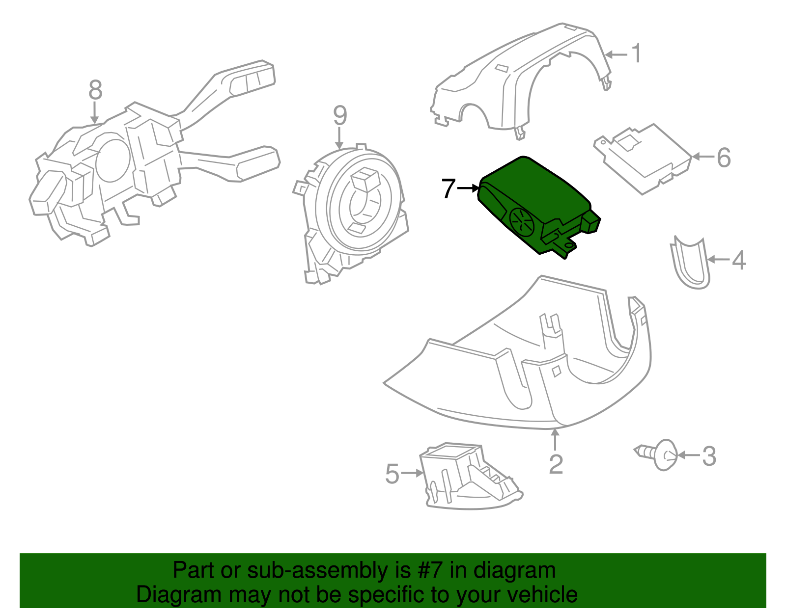 2010-2025 Porsche Control Module 7PP-905-852-C | Sunset Porsche Parts