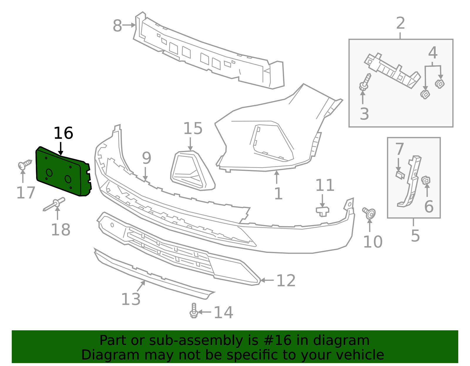 84931995 - High-Quality Front License Plate Bracket for 2019-2022 ...