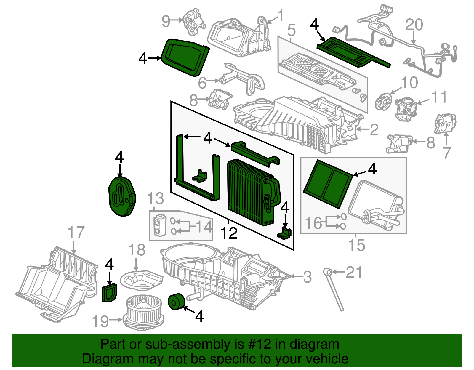 2014-2019 Chevrolet Corvette Air Conditioning Evaporator Core Repair ...