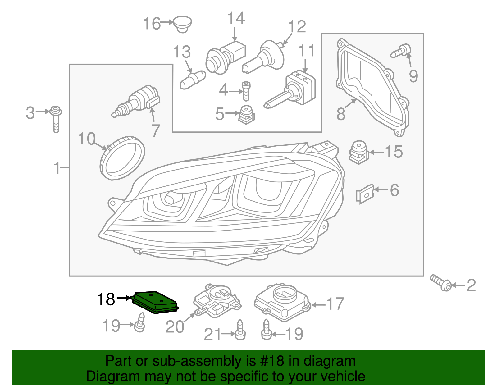2015-2017 Volkswagen Control Module 5N0-941-329 | OEM Parts Online