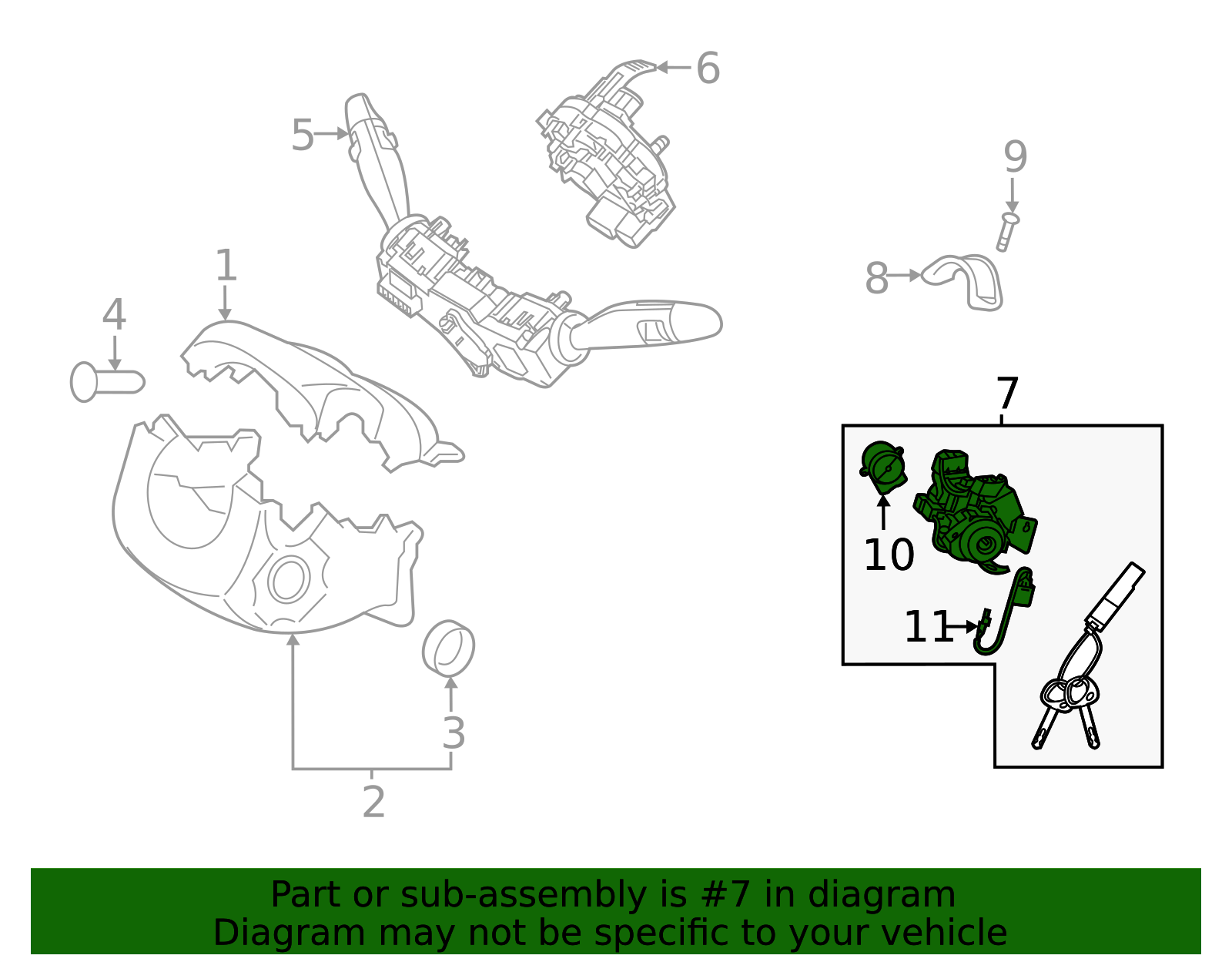 2021-2023 Hyundai Ignition Lock Cylinder 81900-AAG00 | Joseph Airport ...