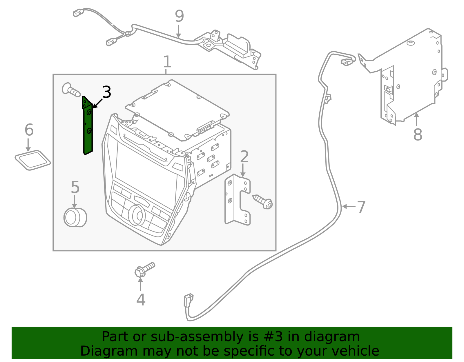 96175-B8510 - High-Quality Receiver Bracket for 2017-2019 Hyundai ...