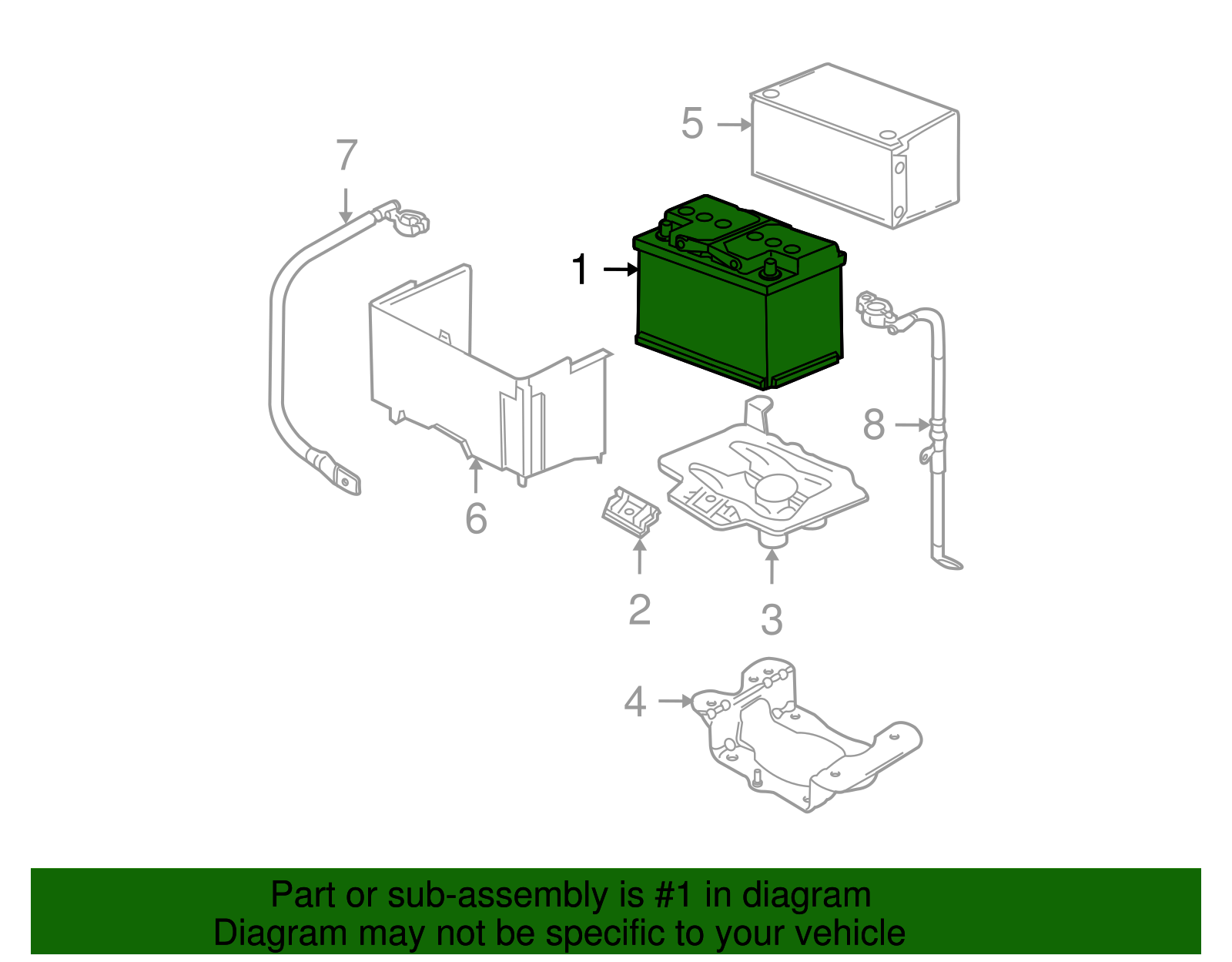 1998-2014 Volkswagen Vehicle Battery 000-915-089-F-DSP | OEM Parts Online