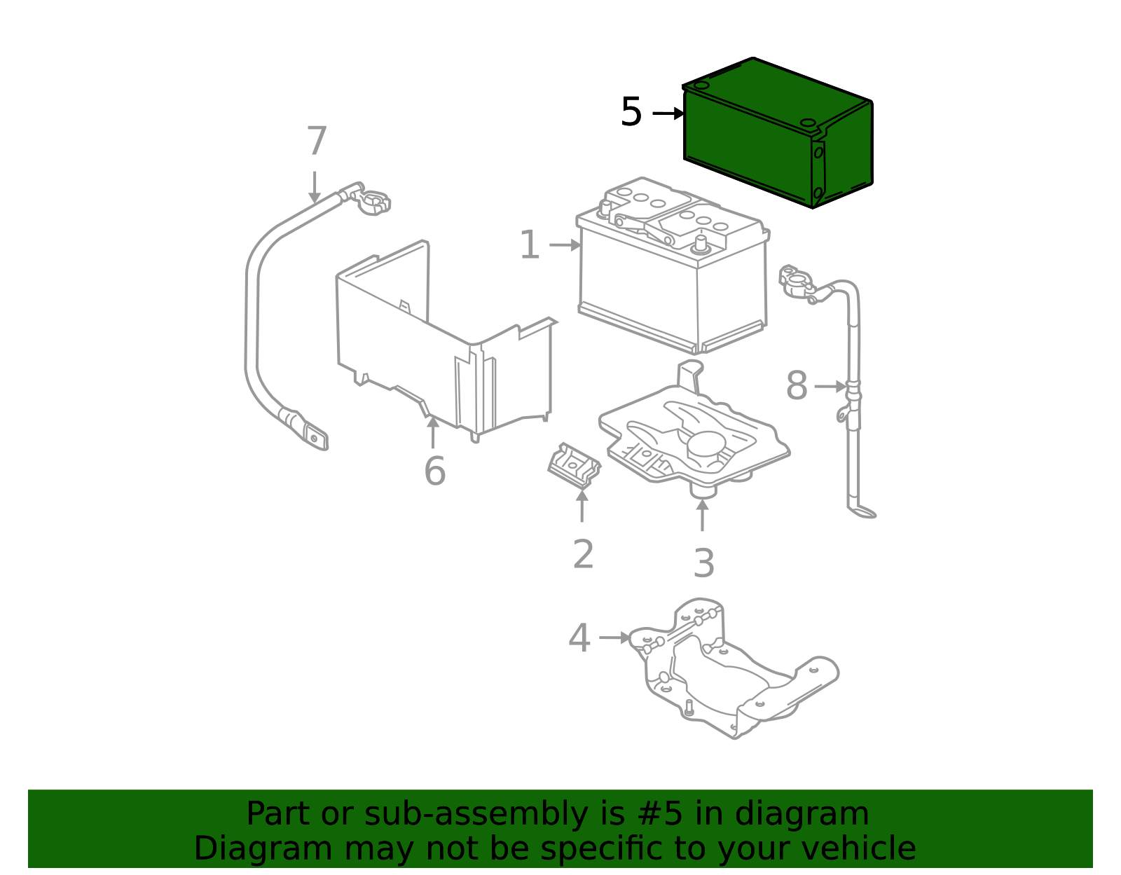 1998-2010 Volkswagen Beetle Battery Cover 1C0-915-411-G | OEM Parts Online
