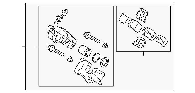 58230-D3700 - Caliper Assembly 2017-2022 Kia Sportage | Kia.Parts Store