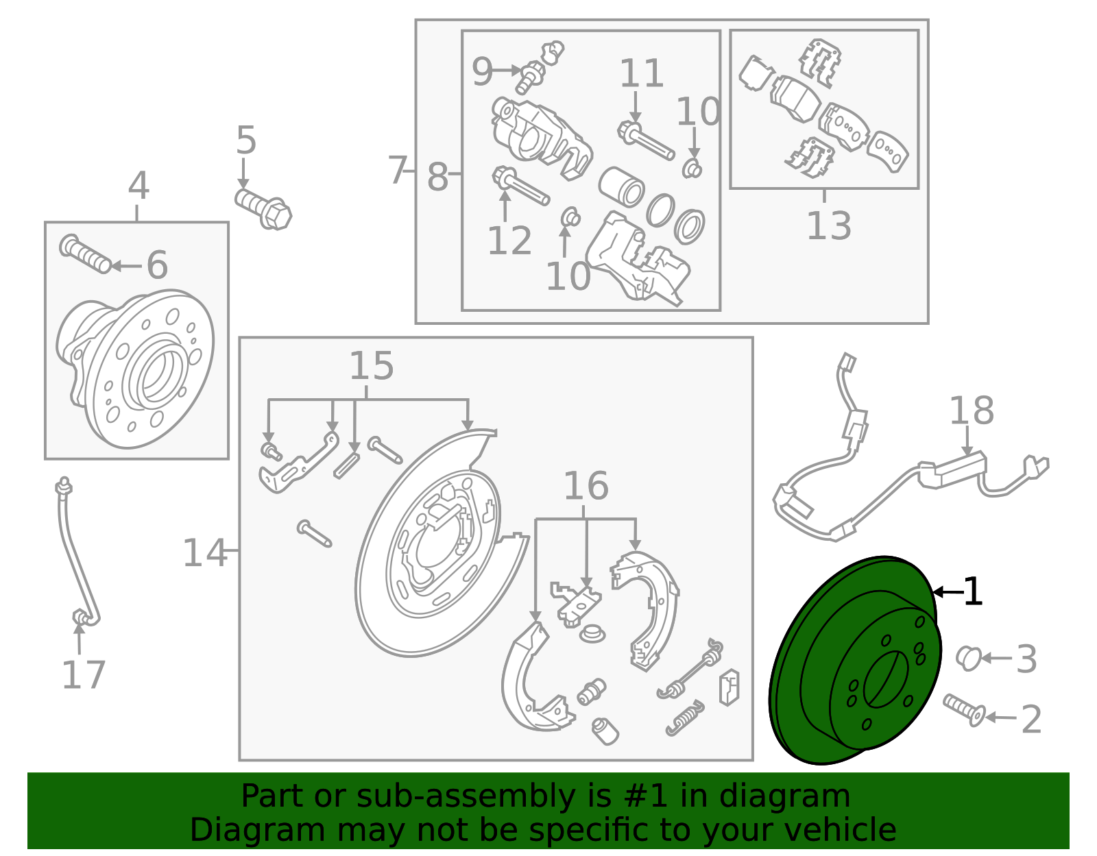 58411-D3700 - Disc Brake Rotor 2017-2022 Kia Sportage | Kia.Parts Store
