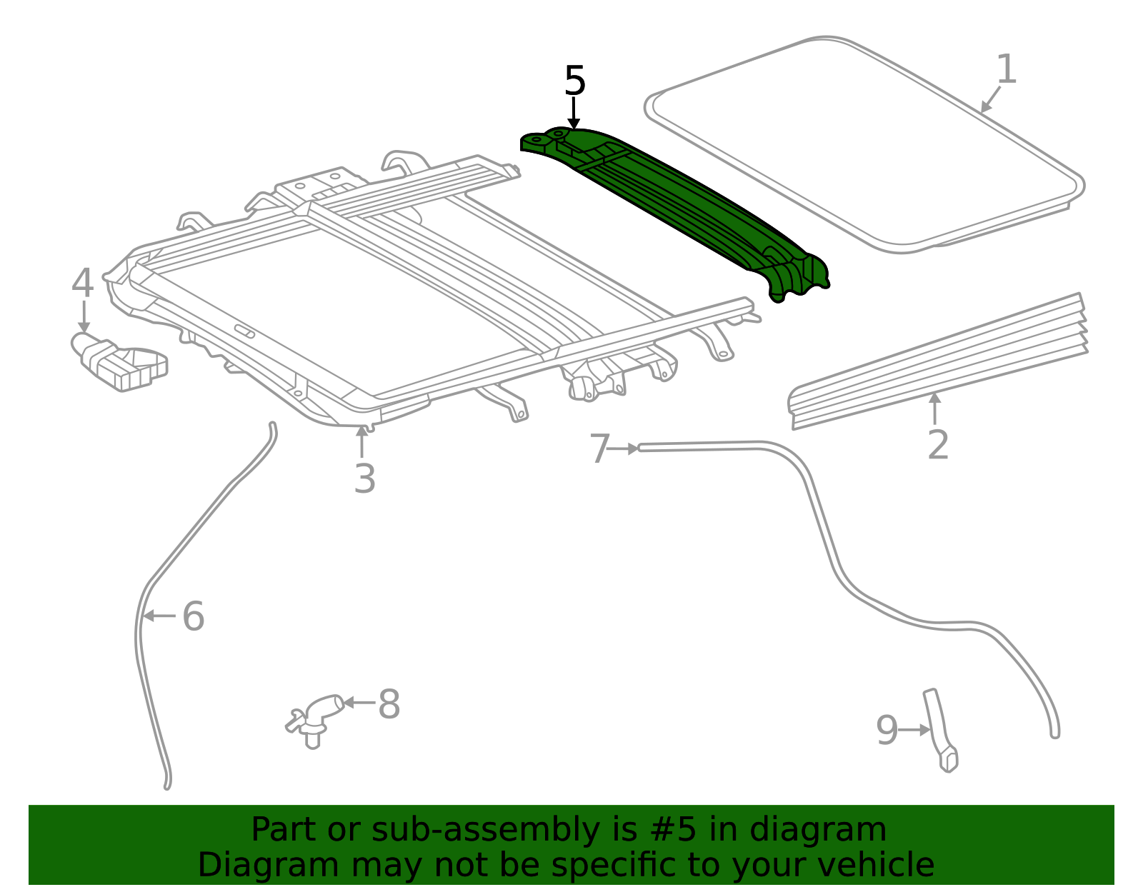2021-2024 Toyota Sienna Rear Support 63235-08020 | Toyota Parts Center
