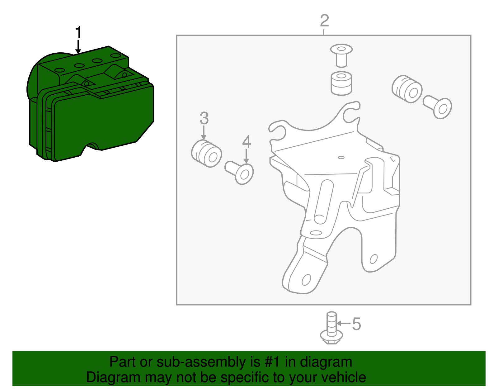 Genuine Toyota Modulator Valve part# 44050-52G11 for 2012-2014 Toyota ...