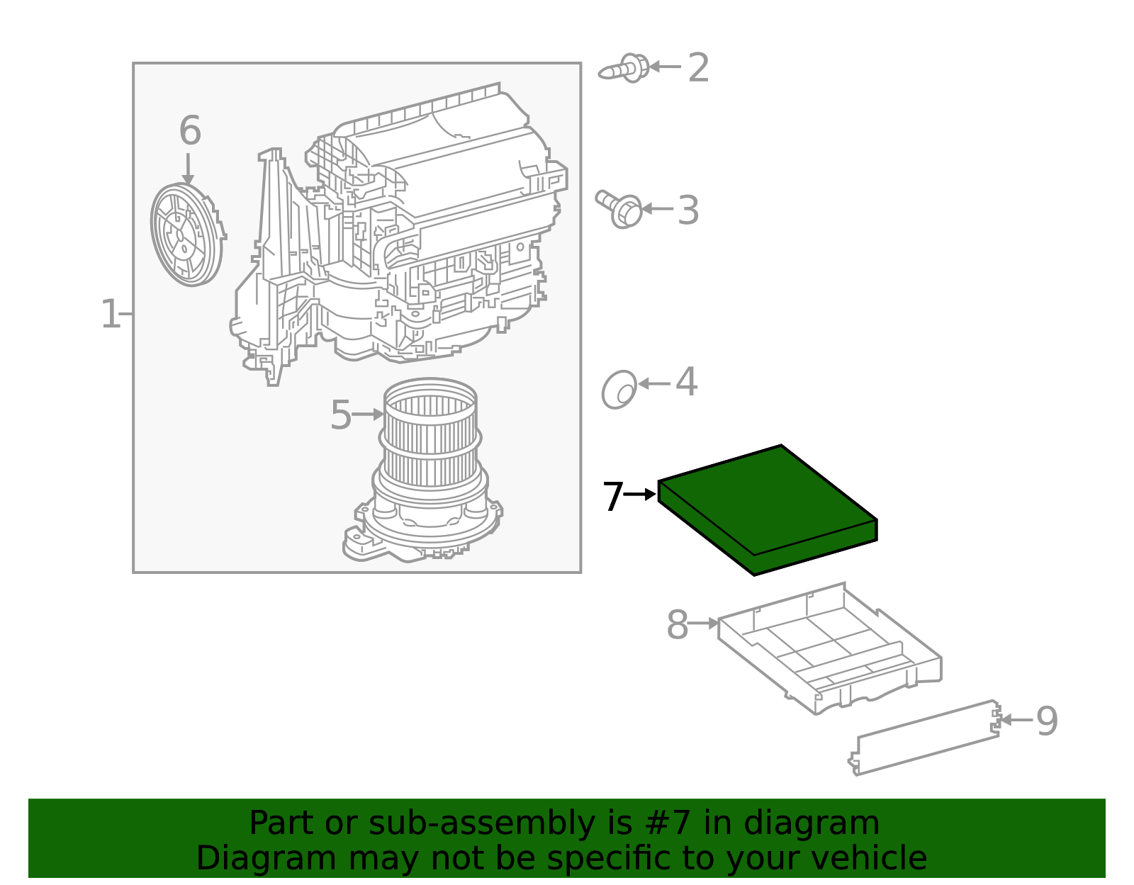 2016-2025 Toyota Cabin Air Filter 87139-58010 | OEM Parts Online