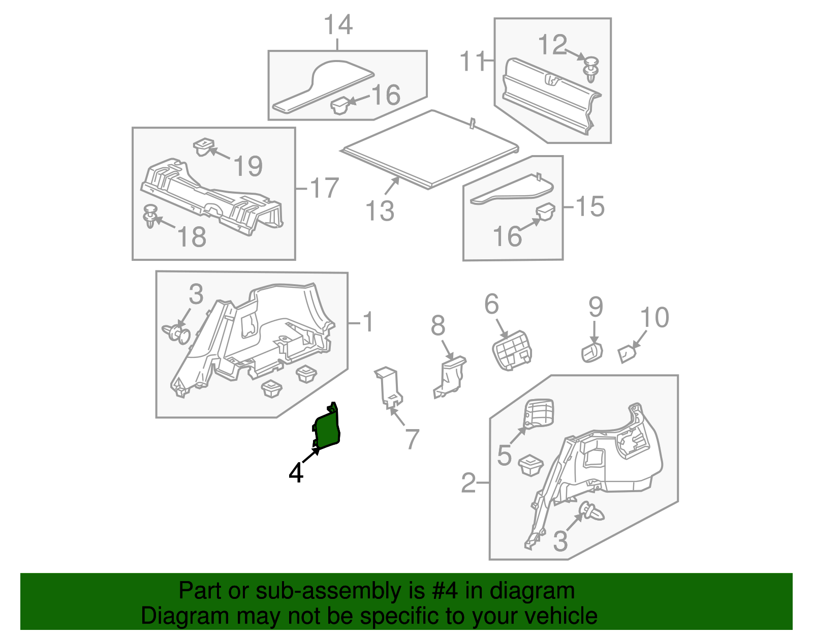 84602-TM8-A01ZA - Lid - 2010-2014 Honda Insight | Conicelli Honda Parts