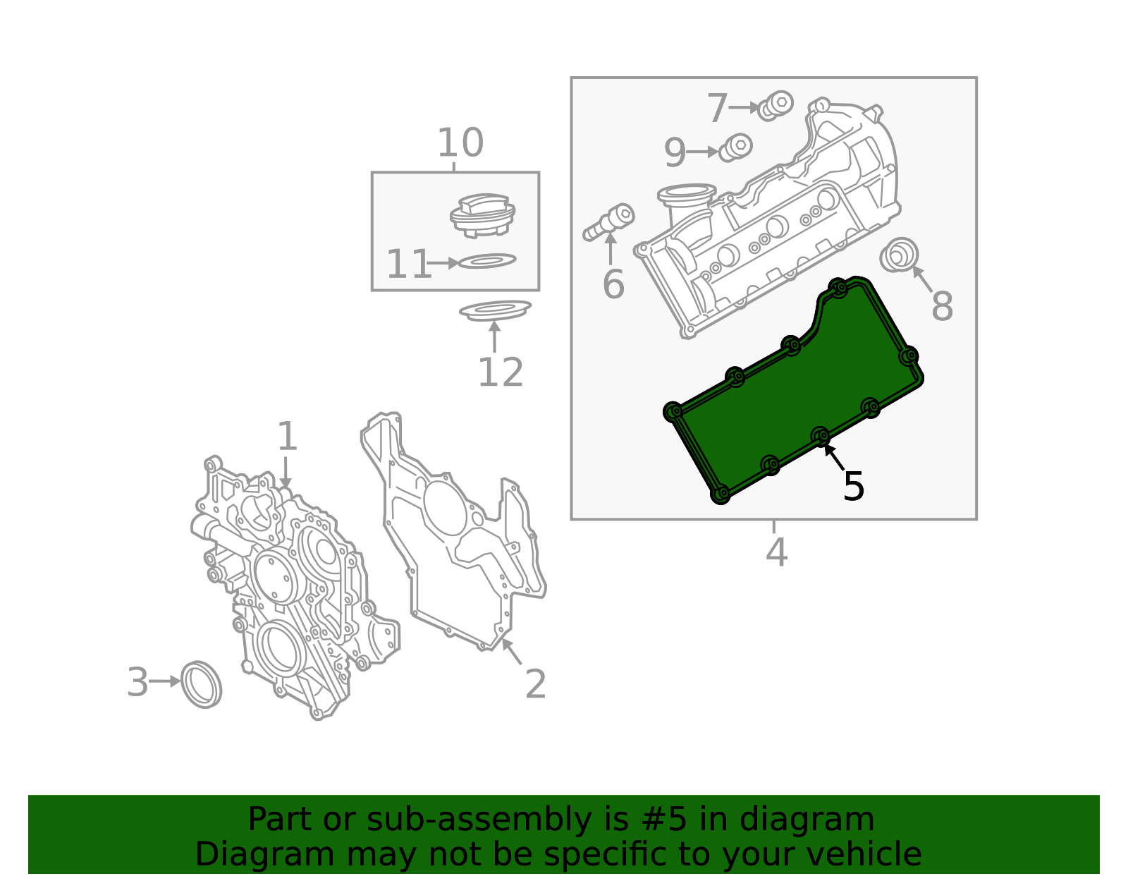 Valve Cover Gasket 958-105-232-10 | OEM Parts Online
