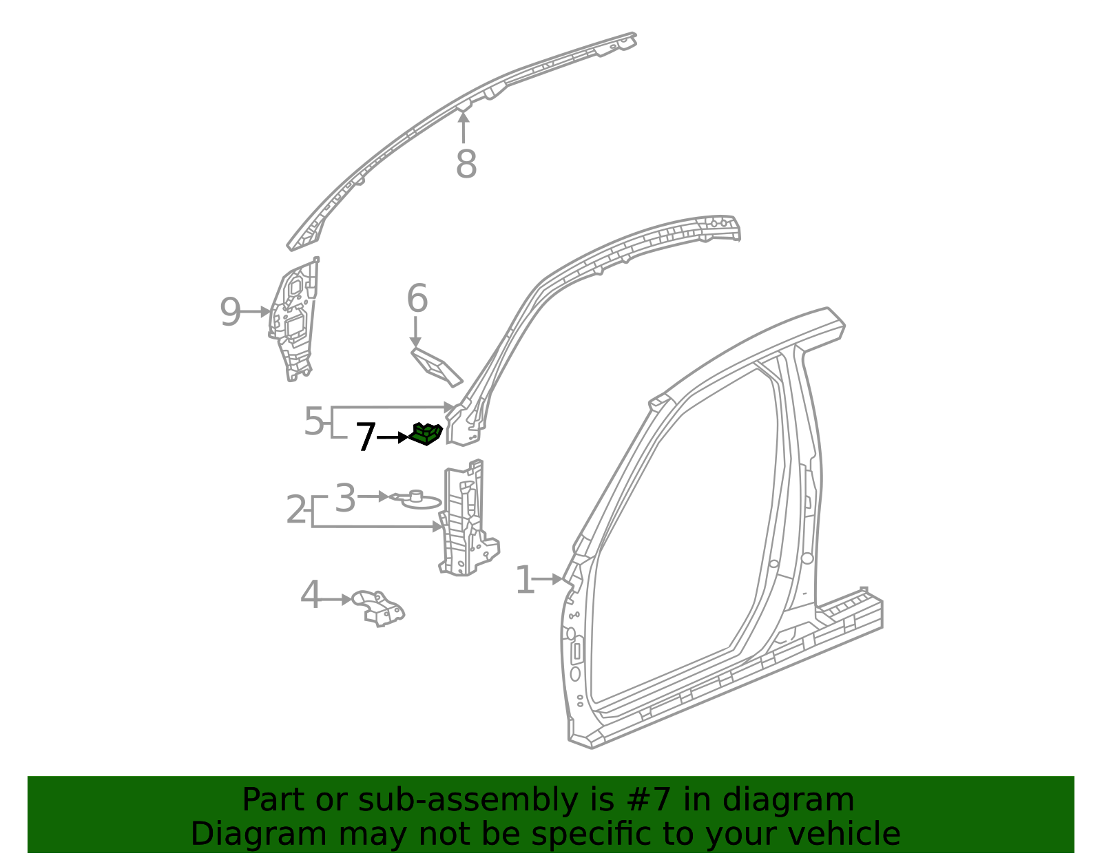 2022-2025 Honda Civic 2022-2025 Honda Civic - Upper Pillar Reinforced ...