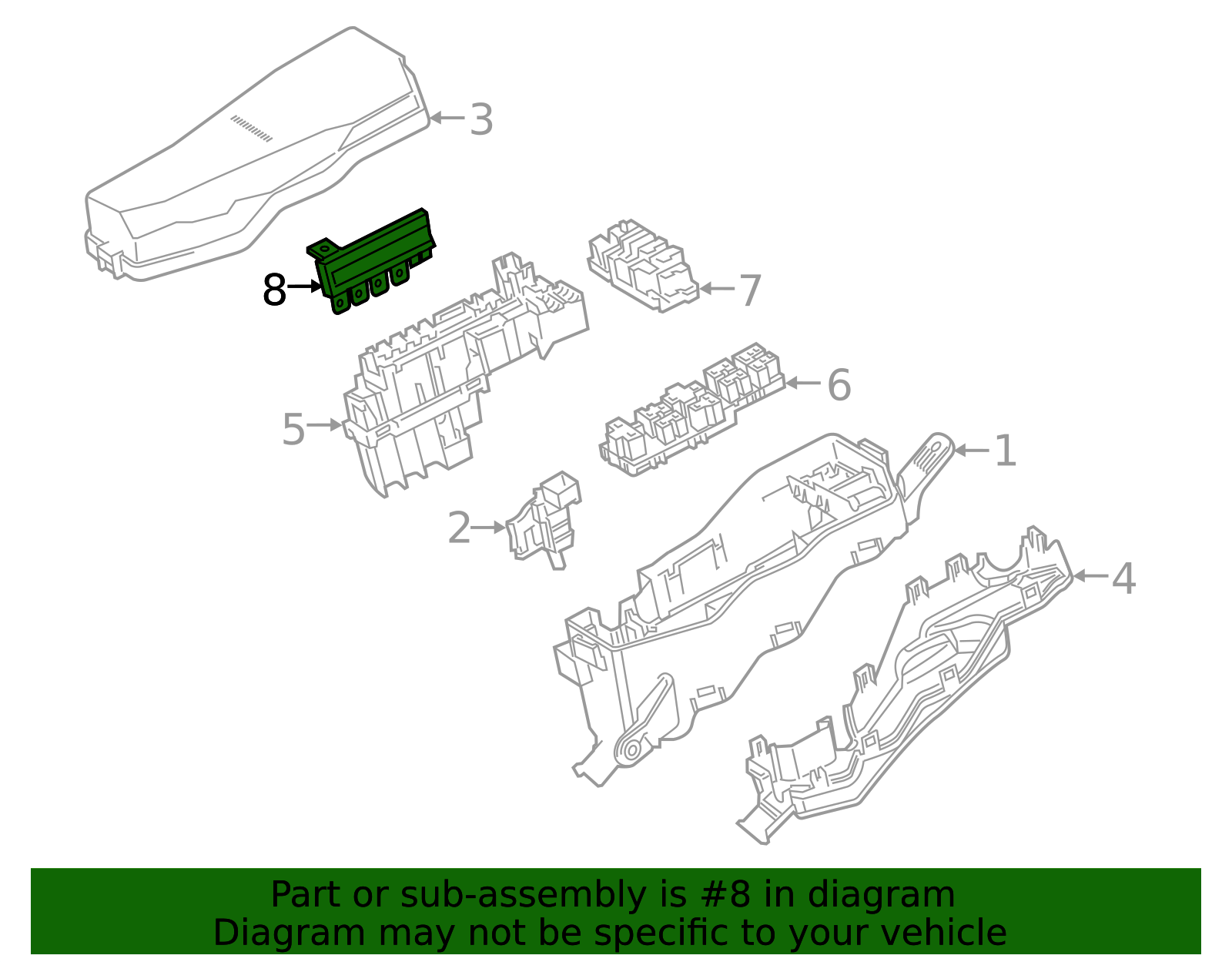 2018-2024 Toyota Camry Fuse Holder 82620-33130 | American Toyota Parts