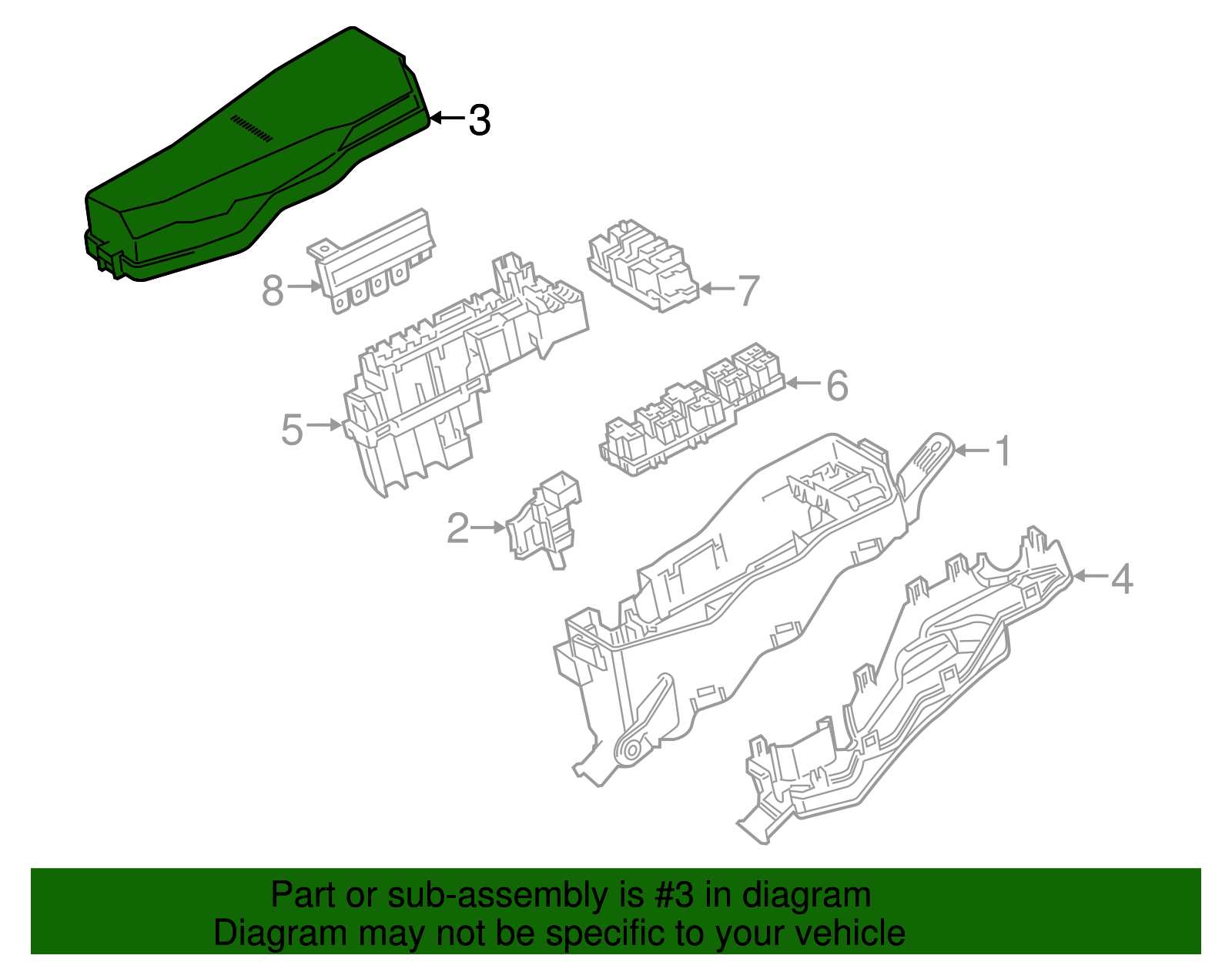 2019-2020 Toyota Camry 2019-2020 Toyota Camry - Fuse Box Cover 82662 ...
