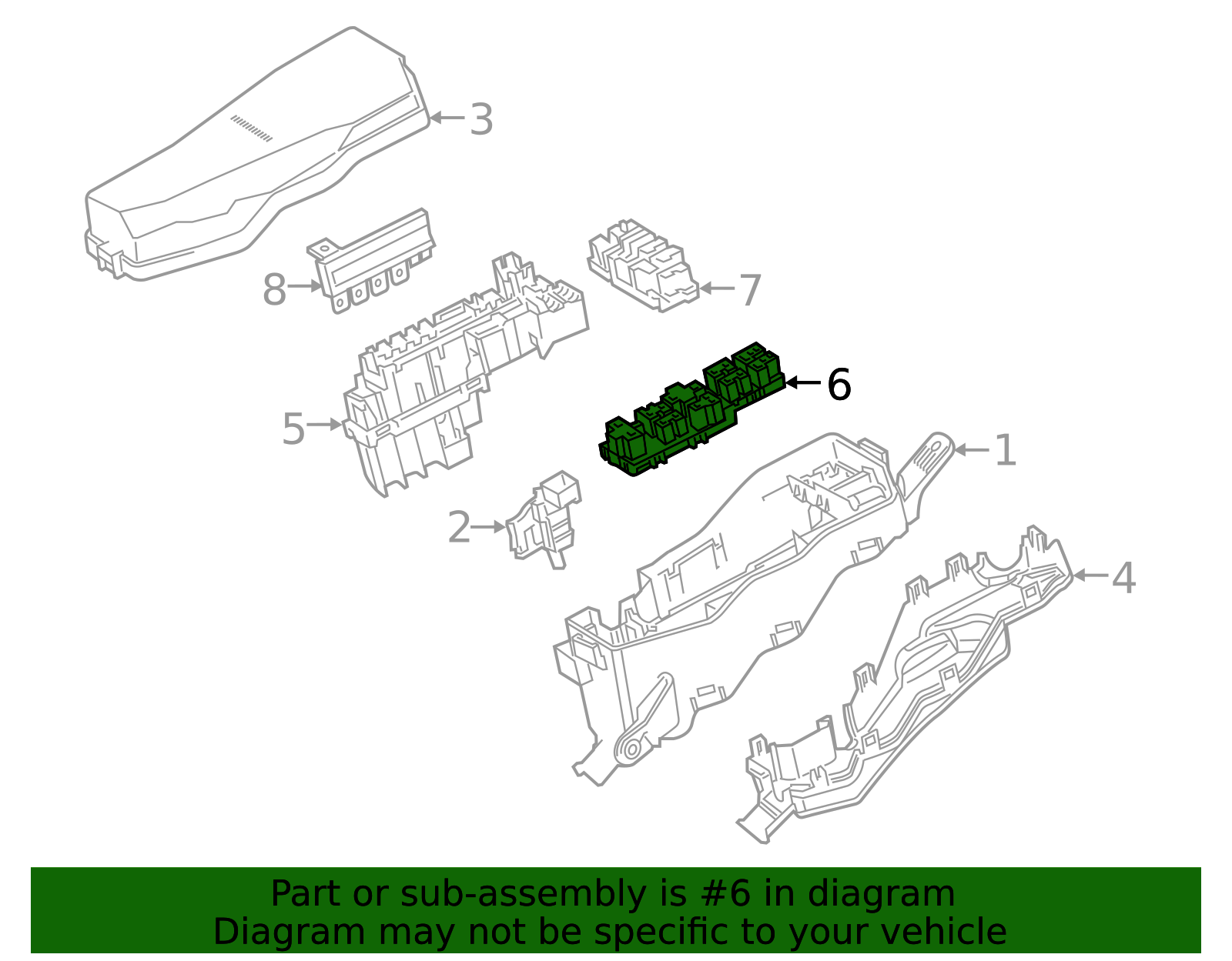 2018-2024 Toyota Camry 2018-2024 Toyota Camry - Fuse Holder 82660-33110 ...