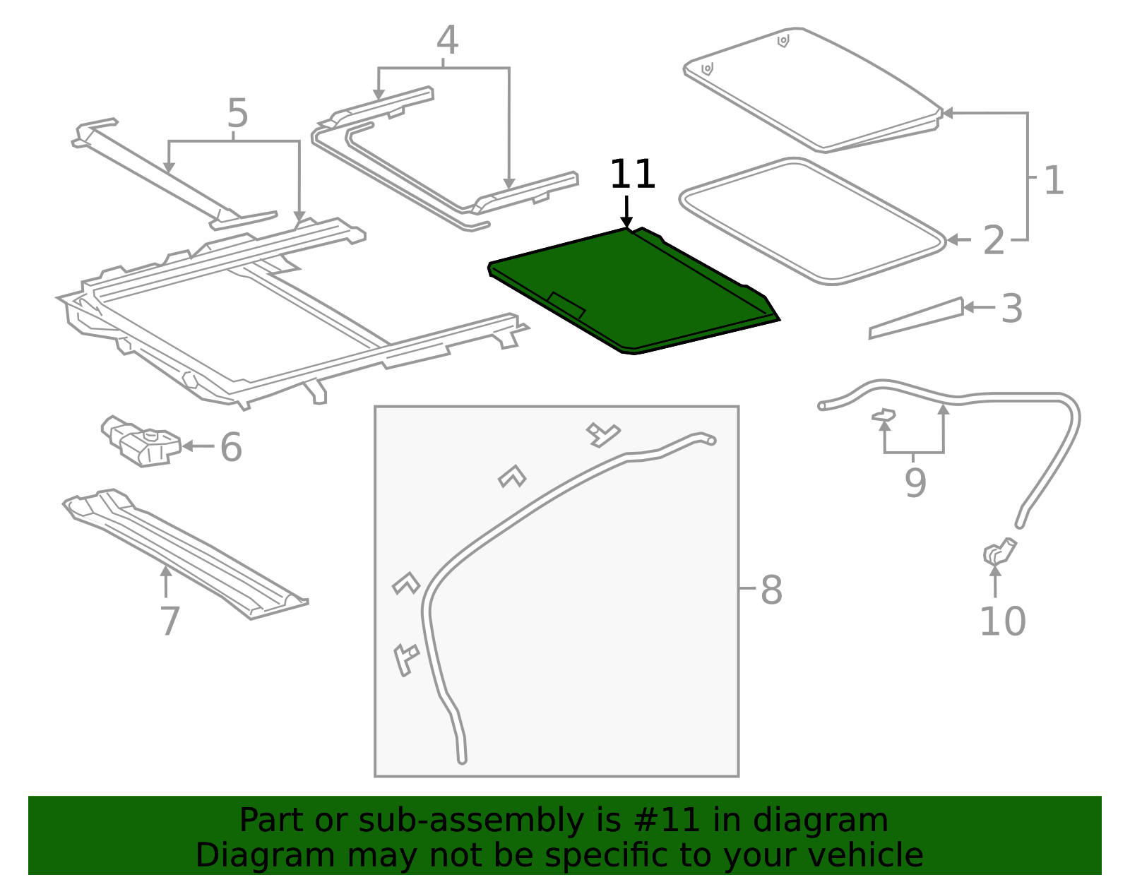Sunroof Cover - Interior Panel Finish OEM | AutoNation Parts