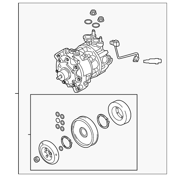 Genuine A/C Compressor for 2015-2024 Volvo | Part# 36011277 | Over 30% ...