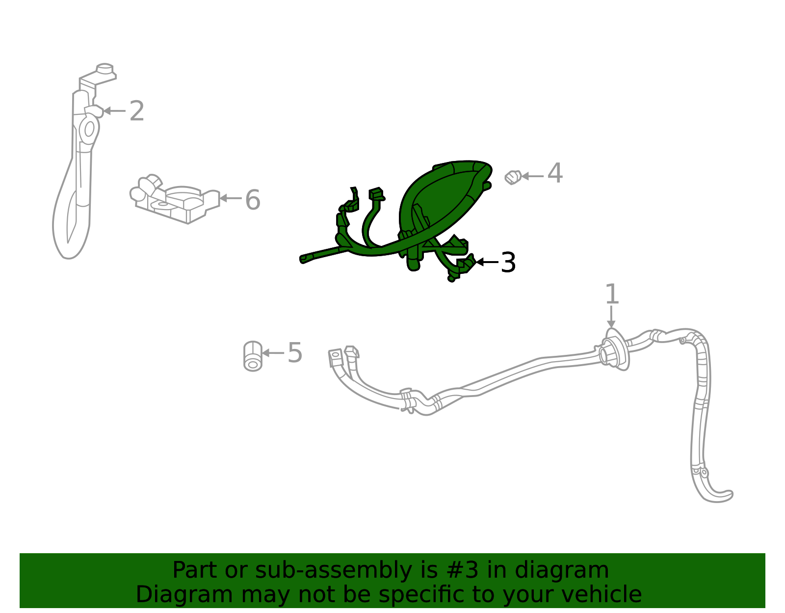 2022-2025 Cadillac CT4 Cable 86807282 | Shop Matick Buick GMC