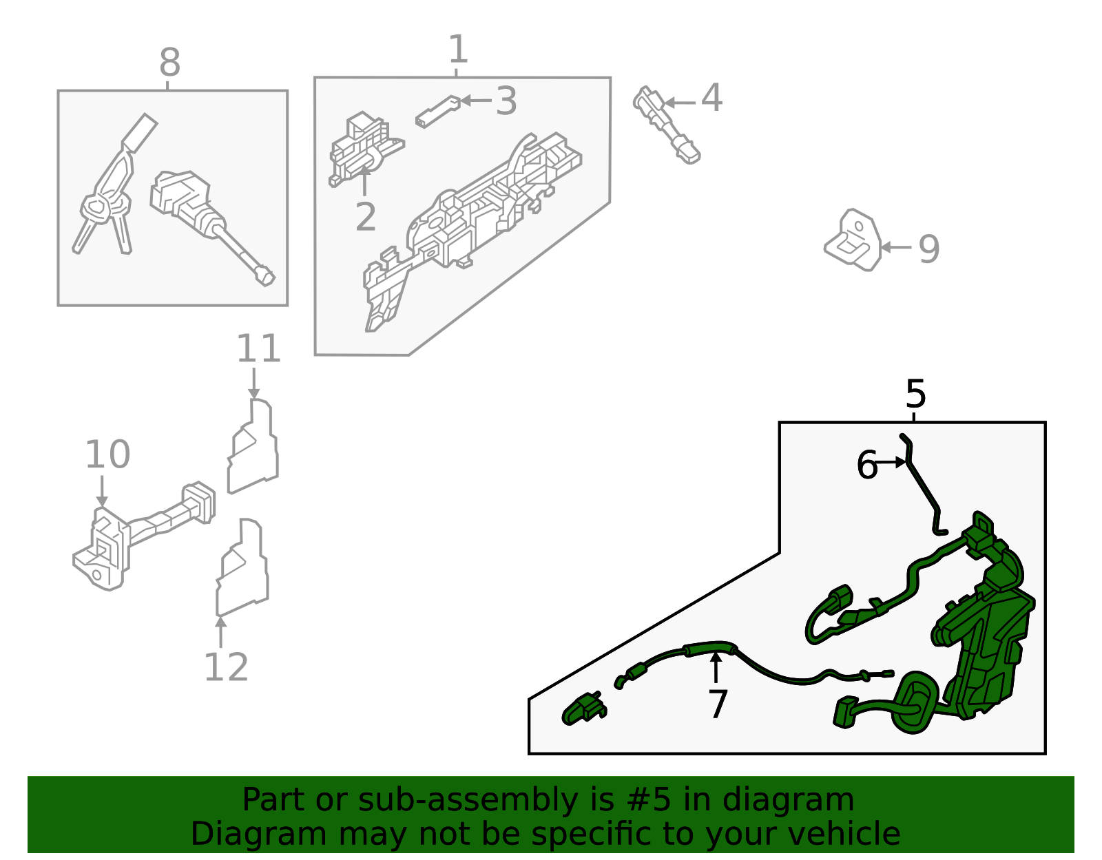 Door Latch - Secure OEM Closure Every Time 81320-KL100 | AutoNation Parts