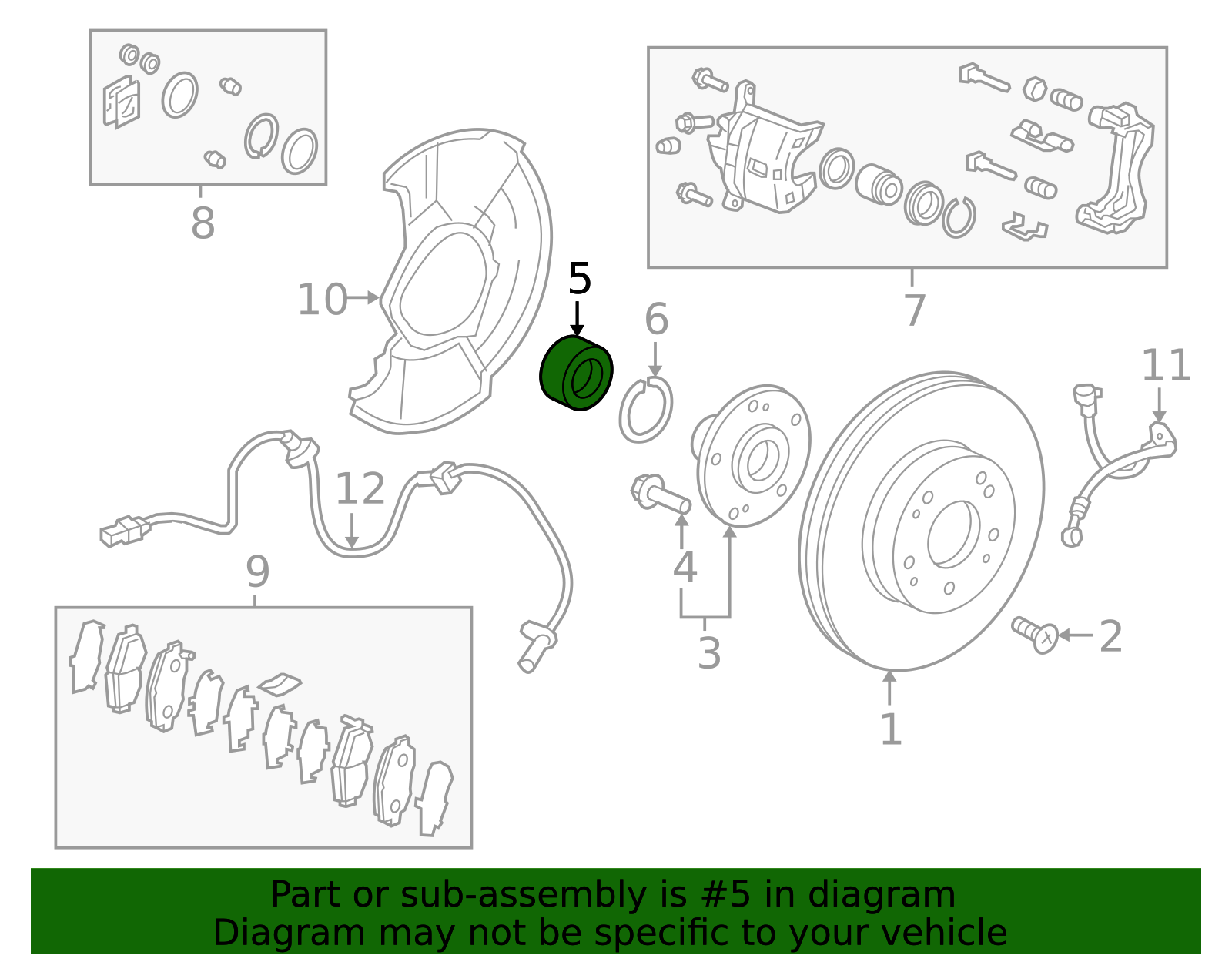 44300-TBC-A01 - 2016-2022 Honda - Bearing Assembly Front Hub | All Discount Parts Store