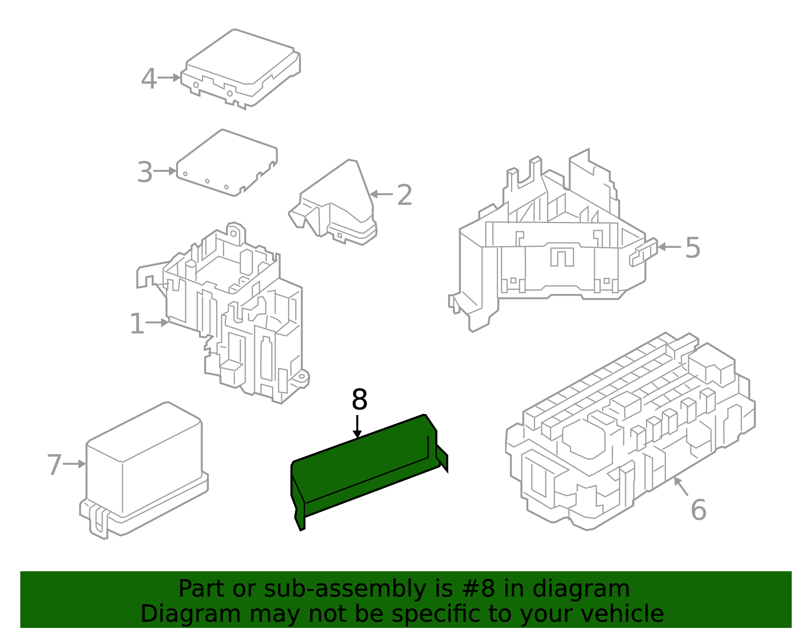 24382-5NA0A - Relay Cover 2019-2020 Infiniti QX50 | INFINITI Parts ...