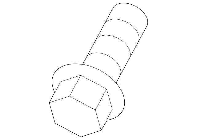 2012-2024 Audi | Overslam Bumper Bolt | WHT-009-012-A | OEM Vehicle Parts