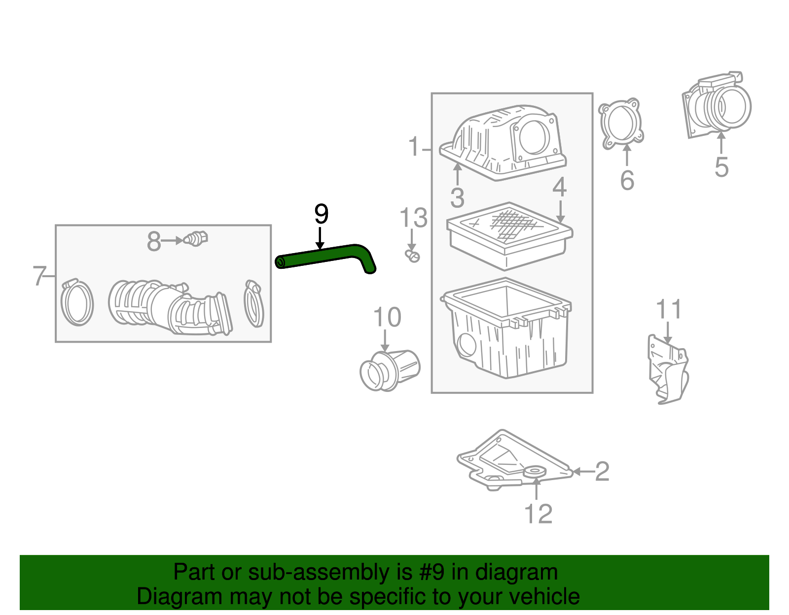 1998-2003 Mazda B3000 Vent Hose 1F21-13-896A | Mazda Parts Deals
