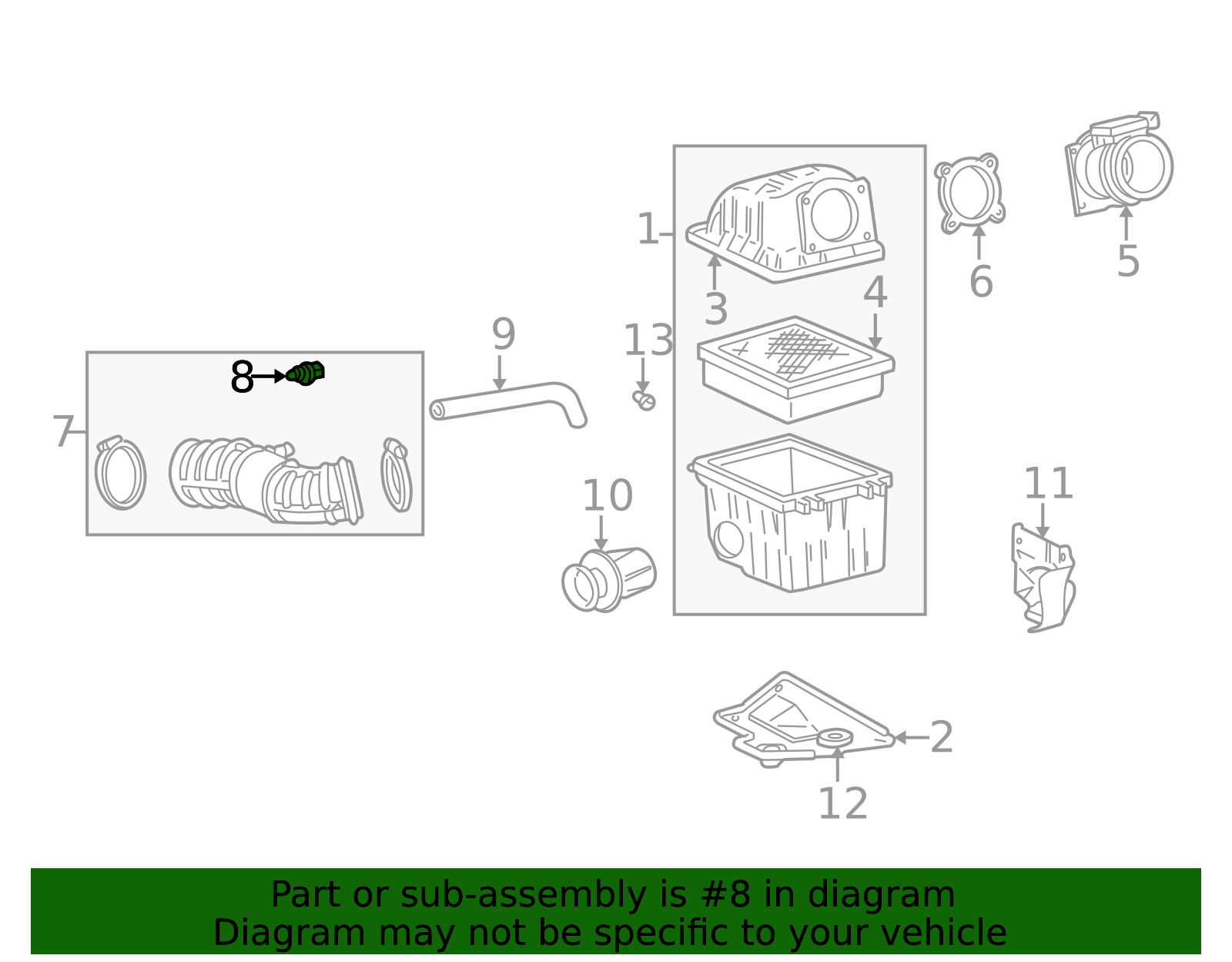 1999-2009 Mazda Air Intake Temp Sensor 1F2018845 | Mazda Parts Advantage
