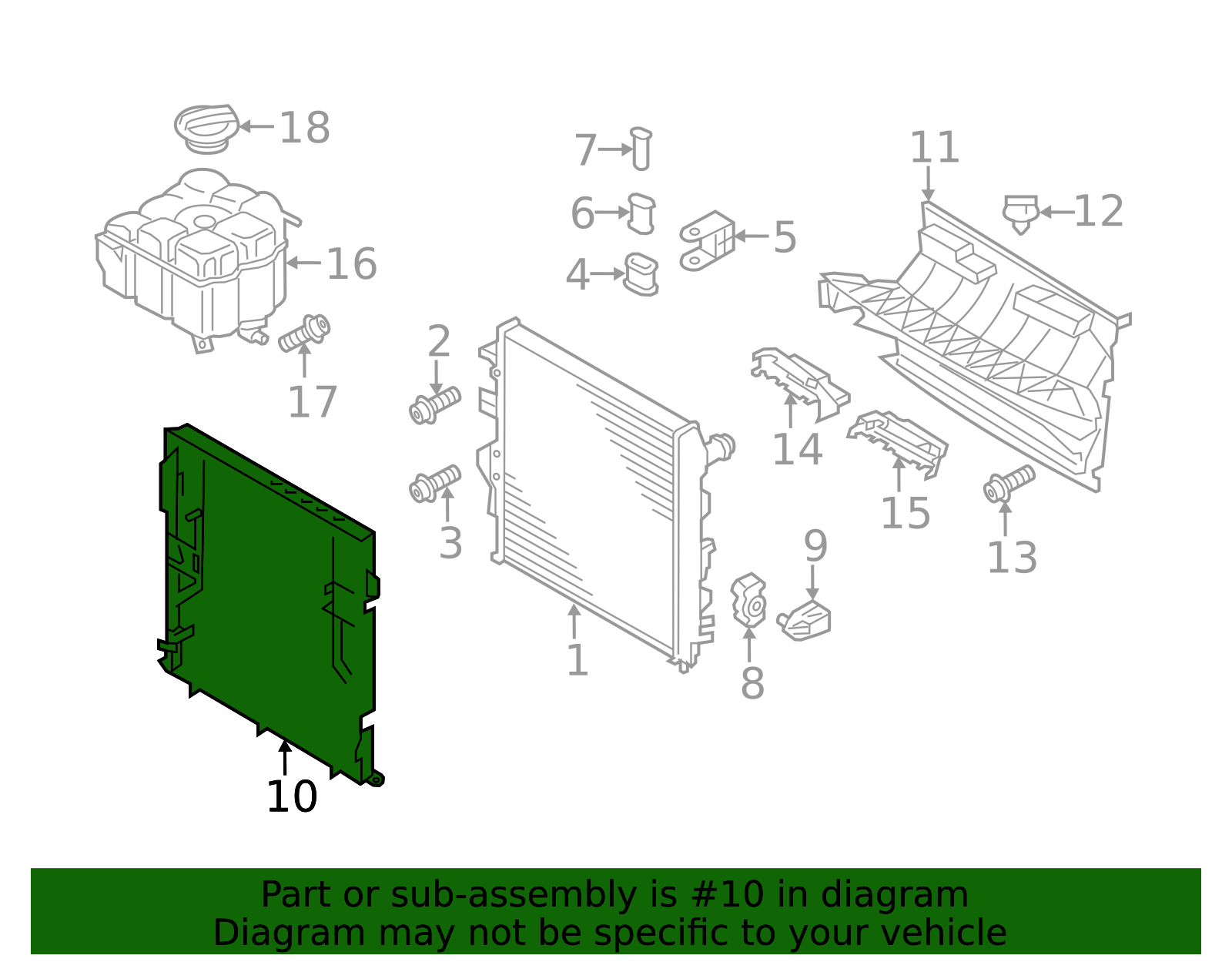 2011-2015 Volkswagen Touareg Frame 7P0-121-093-E | OEM Parts Online