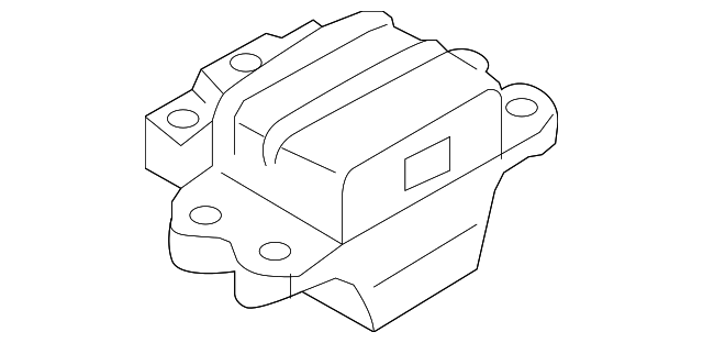 2009-2016 Volkswagen CC Trans Mount 8J0-199-555-D | vwpartscenter