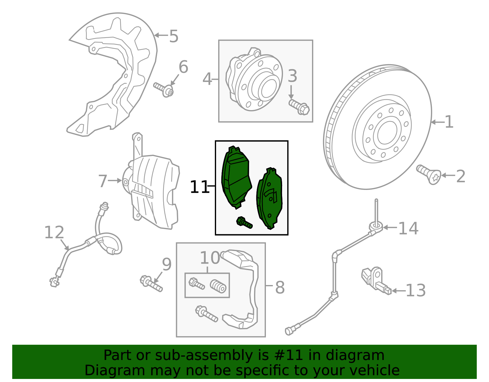 3qf698151f - Volkswagen Brake Pads Retail Performance Auto Parts