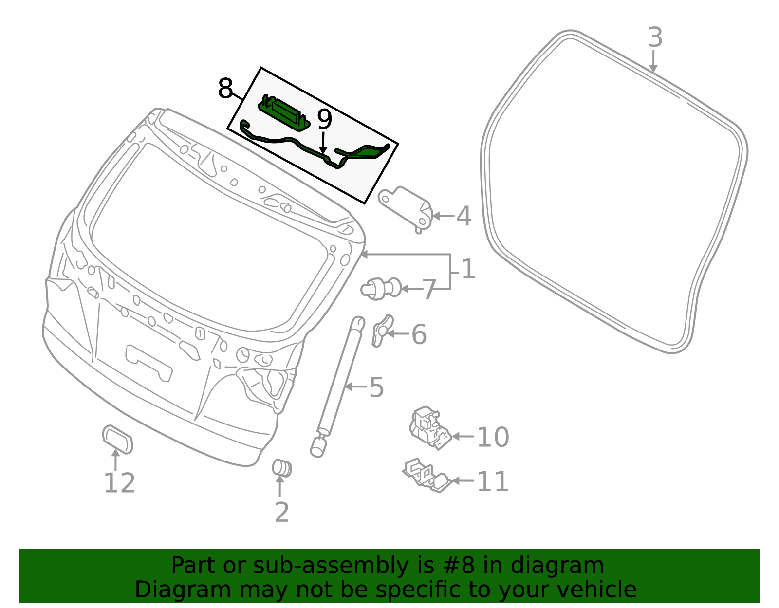81260-2S000 - High-Quality Liftgate Latch Handle for 2010-2015 Hyundai ...