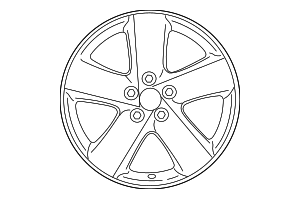 4261A-50210 - Wheel Alloy - 2007-2012 Lexus LS460 | My L Parts