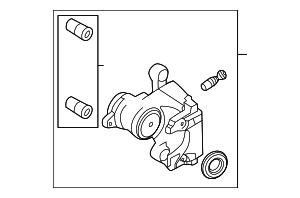 2015-2020 Land Rover Rear Left Driver Side Brake Caliper | Land Rover ...